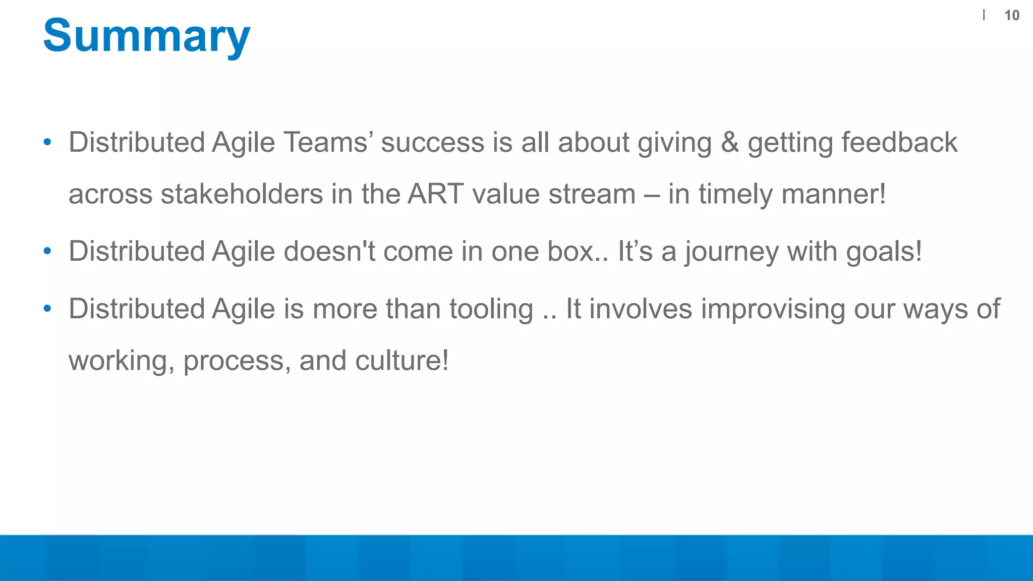 Distributed agile- exec level briefing | PPT