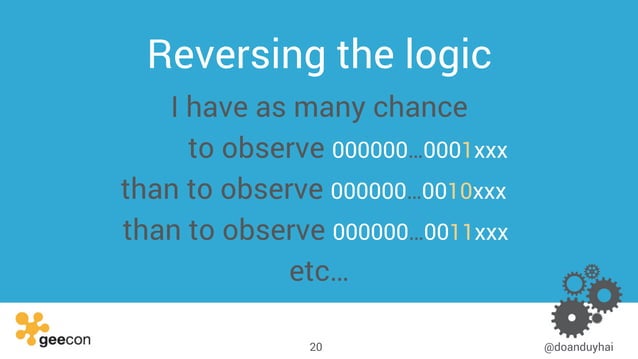 Distributed algorithms for big data @ GeeCon | PPT