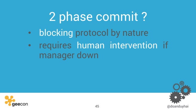 Distributed algorithms for big data @ GeeCon | PPT