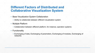Distributed and Collaborative Visualization | PPTX