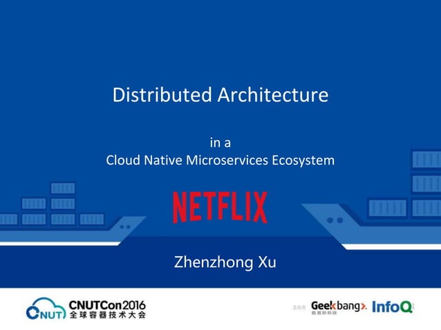 Distributed architecture in a cloud native microservices ecosystem | PPT