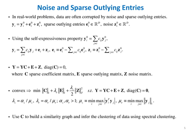 Distributed Architecture of Subspace Clustering and Related | PDF