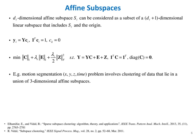 Distributed Architecture of Subspace Clustering and Related | PDF