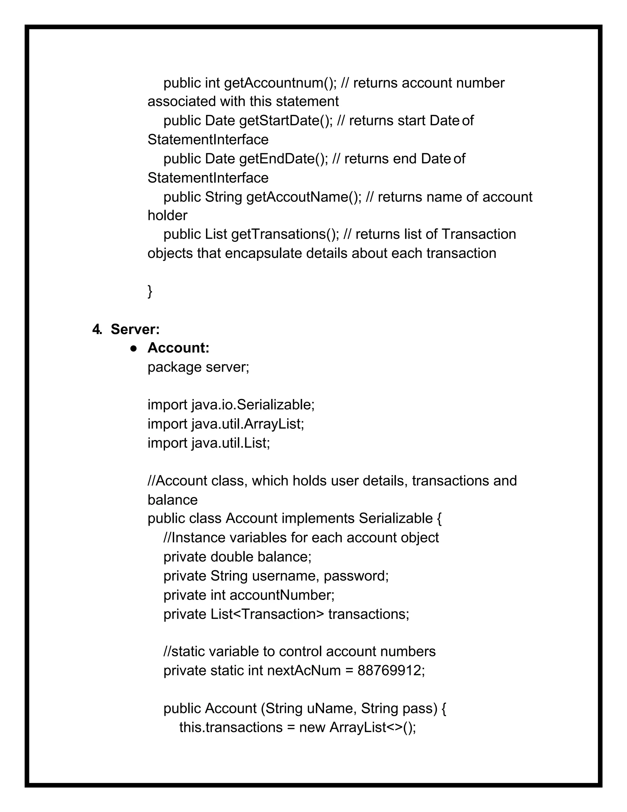Distributed banking system using rmi project | PDF