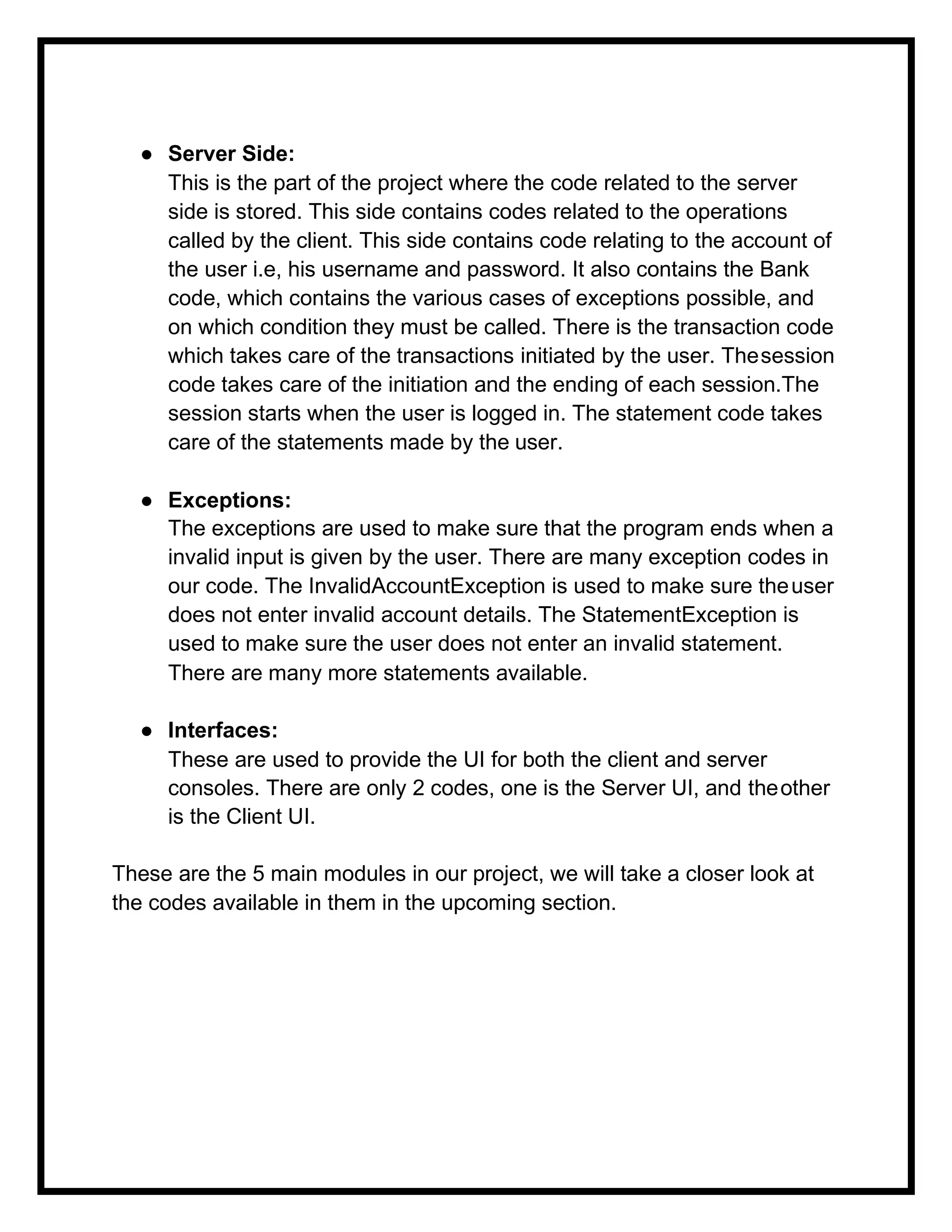 Distributed banking system using rmi project | PDF