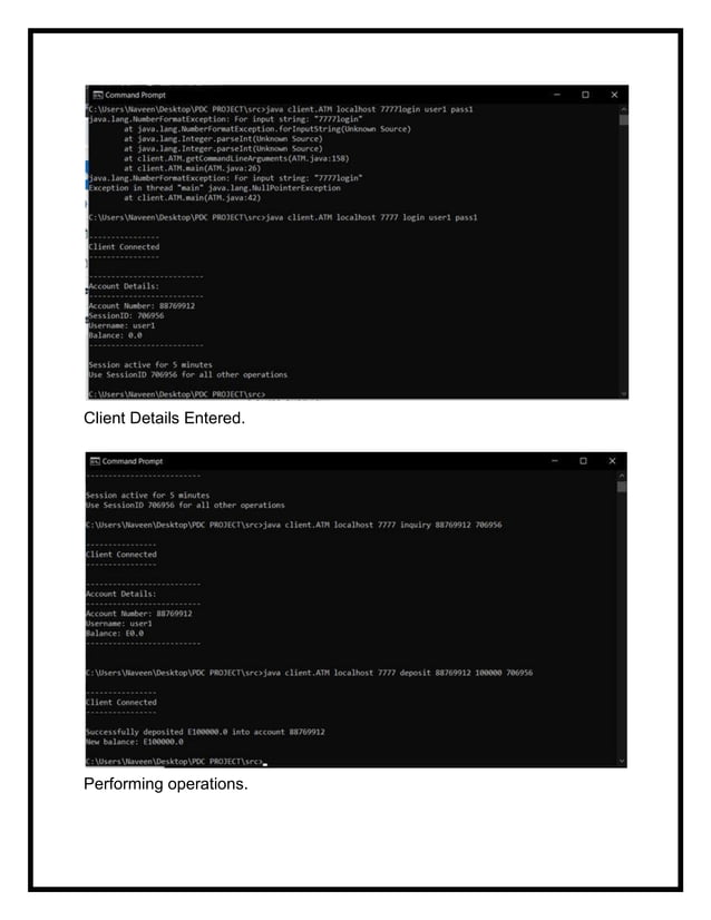 Distributed Banking System Using Rmi Project Pdf