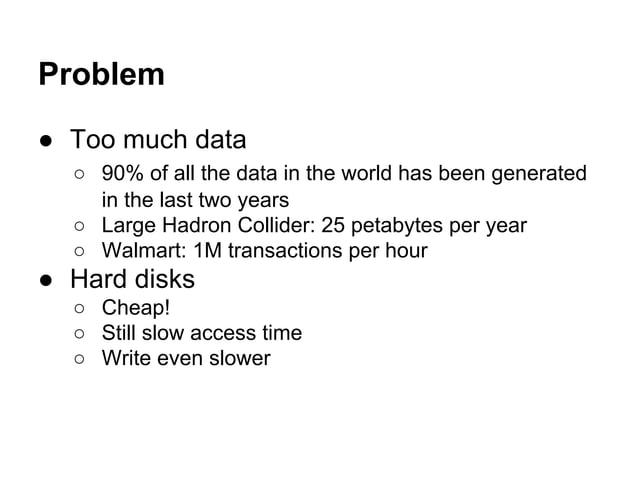 Distributed batch processing with Hadoop | PPT