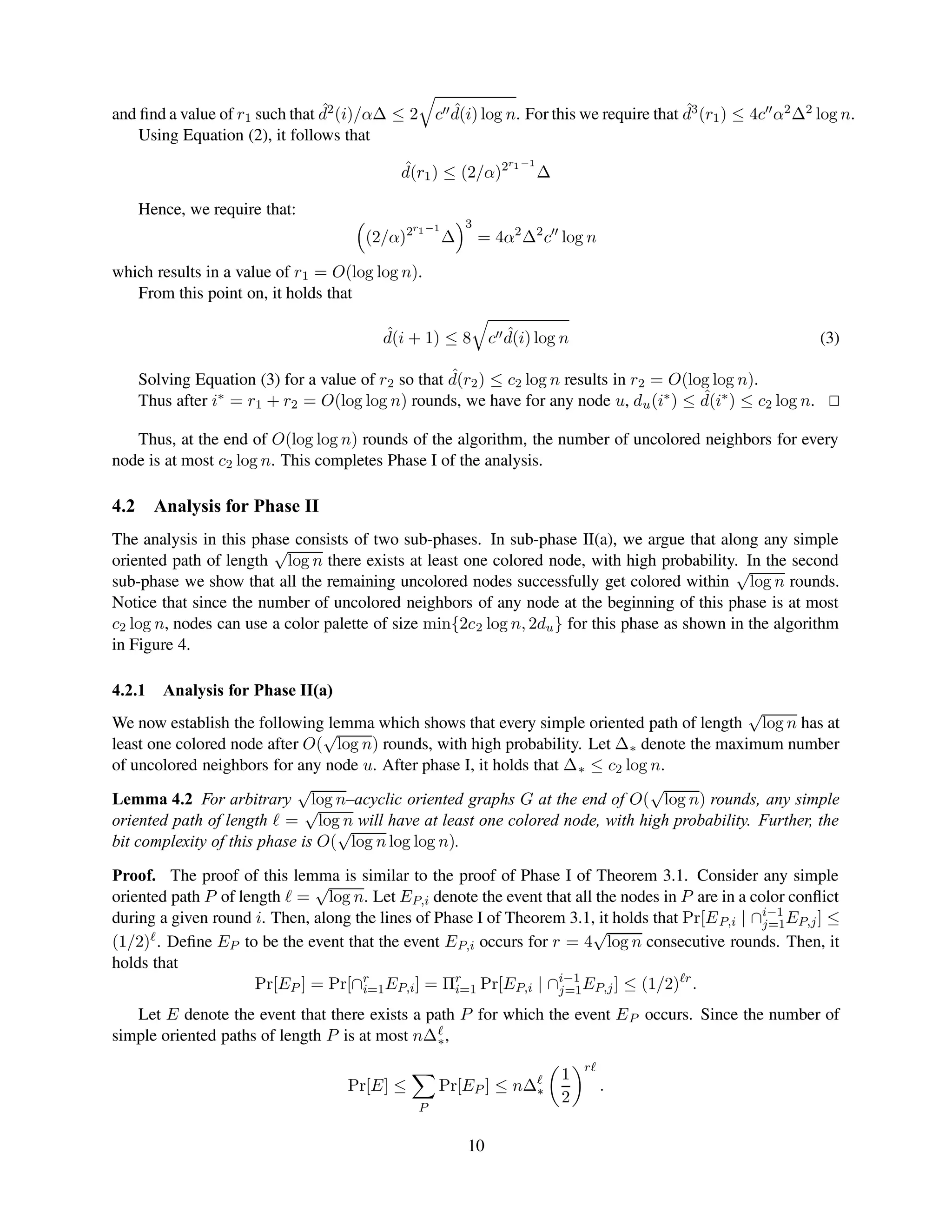 Distributed coloring with O(sqrt. log n) bits | PDF