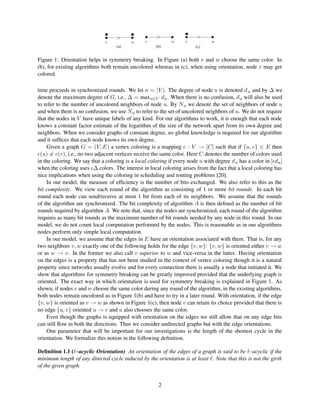 Distributed coloring with O(sqrt. log n) bits | PDF