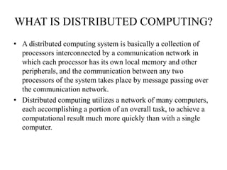 Distributed computing | PPT