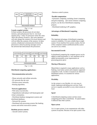 Distributed computing | DOCX