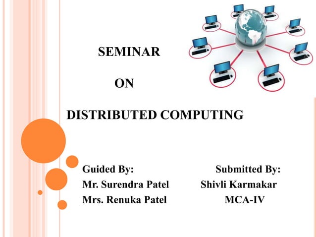 Distributed computing | PPTX | Computing | Technology & Computing