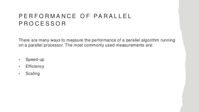 parallel processing and speedup law | PPTX