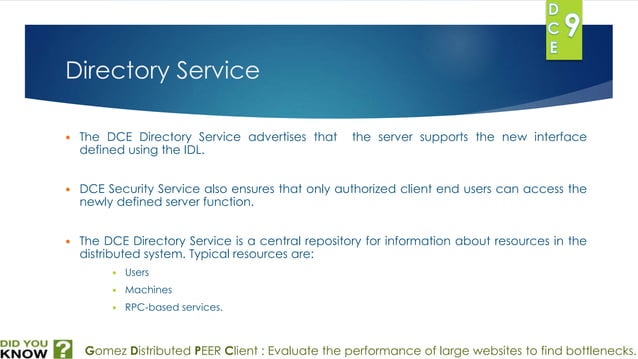 Distributed computing environment | PPTX