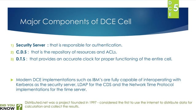 Distributed computing environment | PPTX