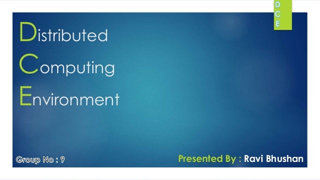 distributed-computing-environment