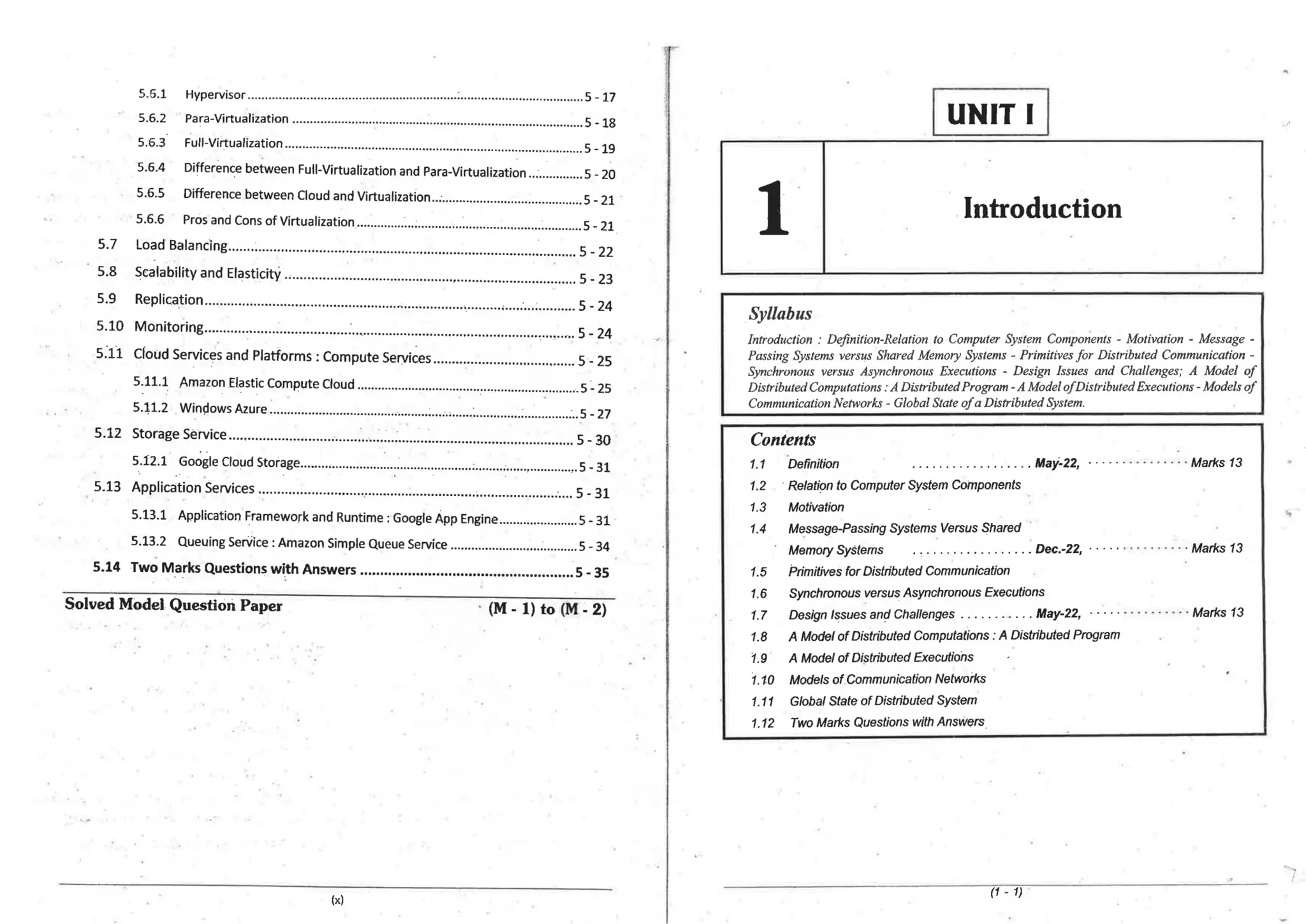 Distributed Computing Unit1 Pdf