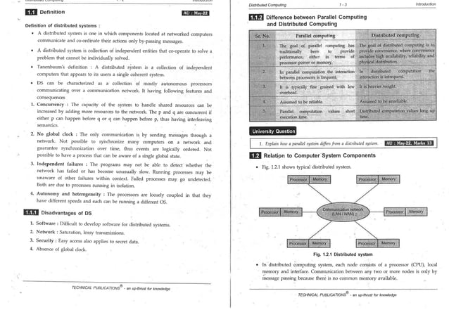 Distributed Computing Unit1 Pdf