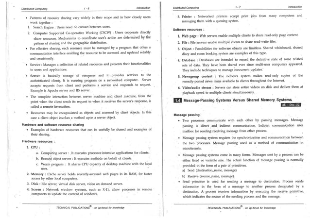 Distributed Computing Unit1 Pdf