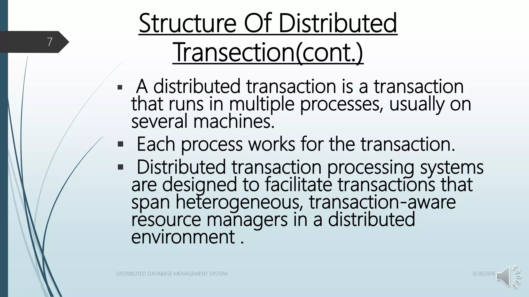 Distributed concurrency control | PPTX Distributed concurrency control | PPTX
