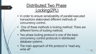 Distributed concurrency control | PPTX