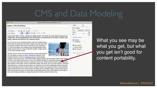 Designing For Distributed Content Models