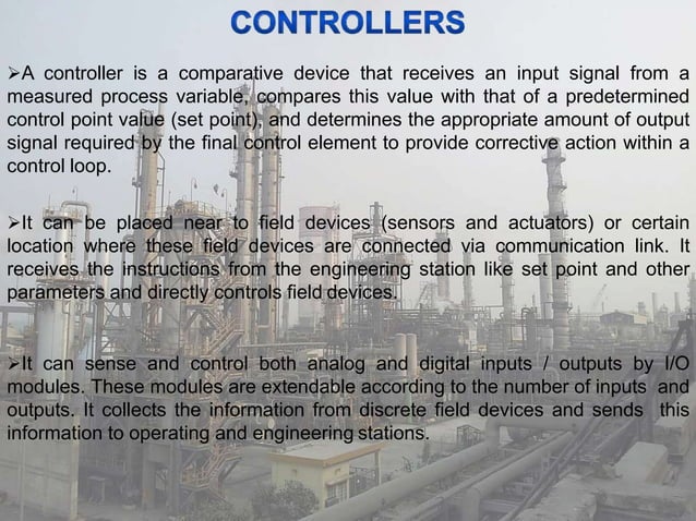 Distributed control system presentation | PPTX | Agriculture | Industries