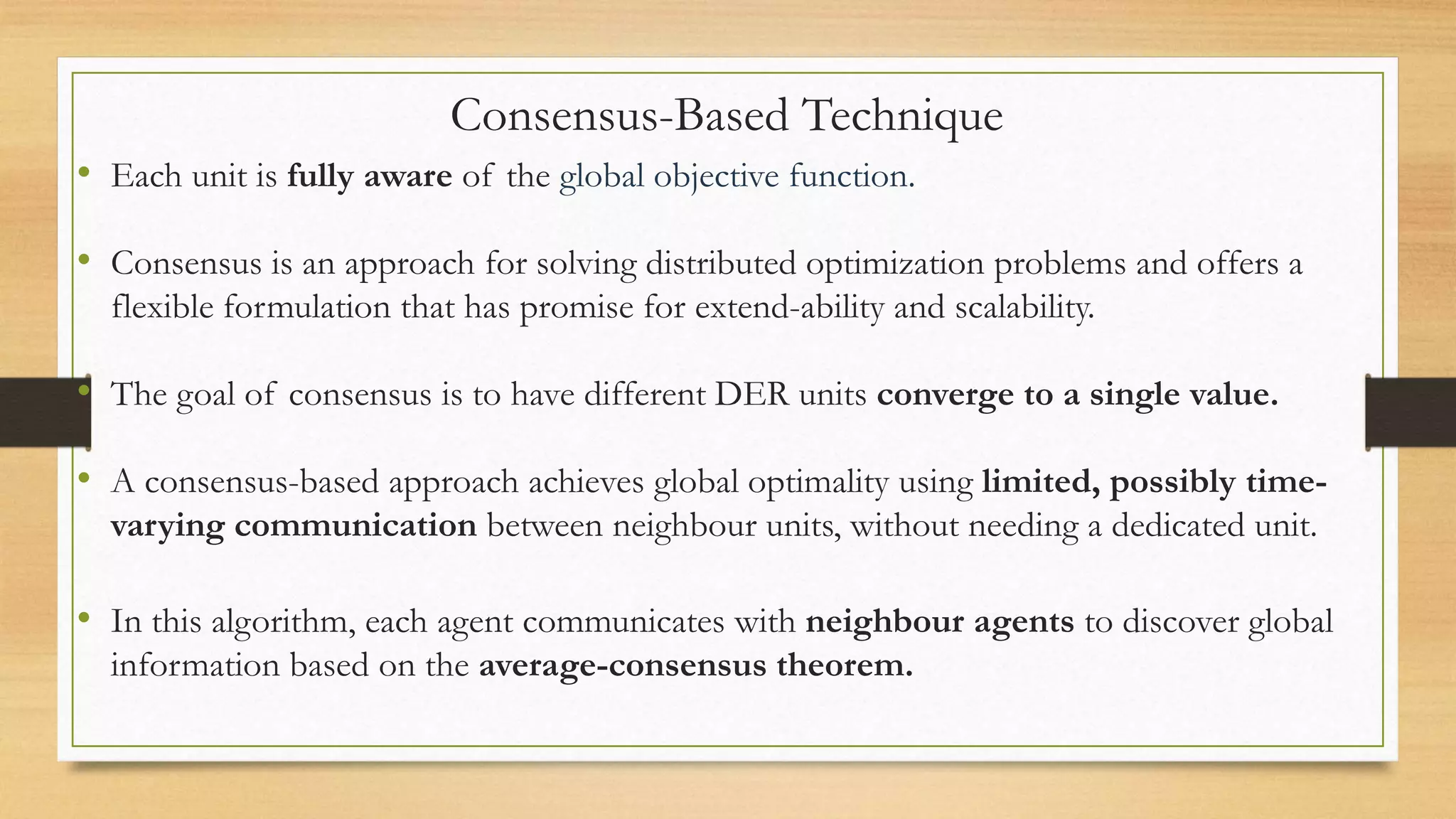 Distributed control techniques in Micro-Grid | PPTX