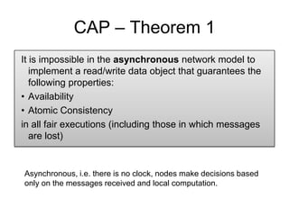 CAP Theorem - Theory, Implications and Practices | PPTX