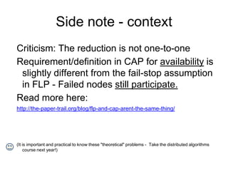 CAP Theorem - Theory, Implications and Practices | PPTX