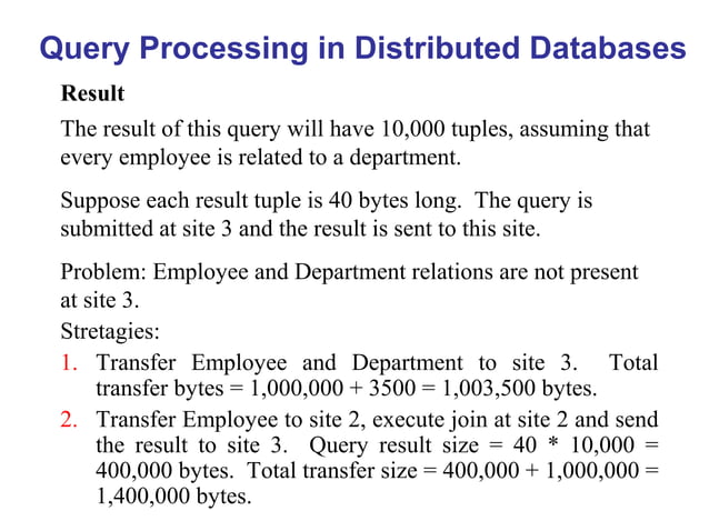 Distributed Database Management System | PPT
