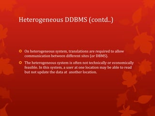 Distributed database | PPTX