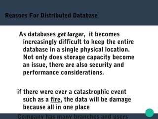 Distributed database | PPT