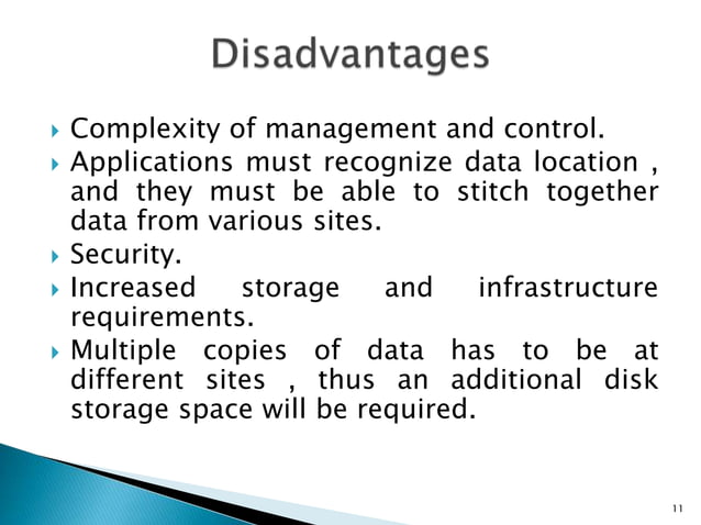 Distributed Database Management System Pptx Databases Computer Software And Applications