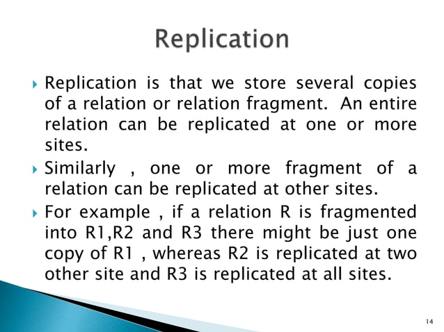 Distributed database management system | PPTX | Databases | Computer ...