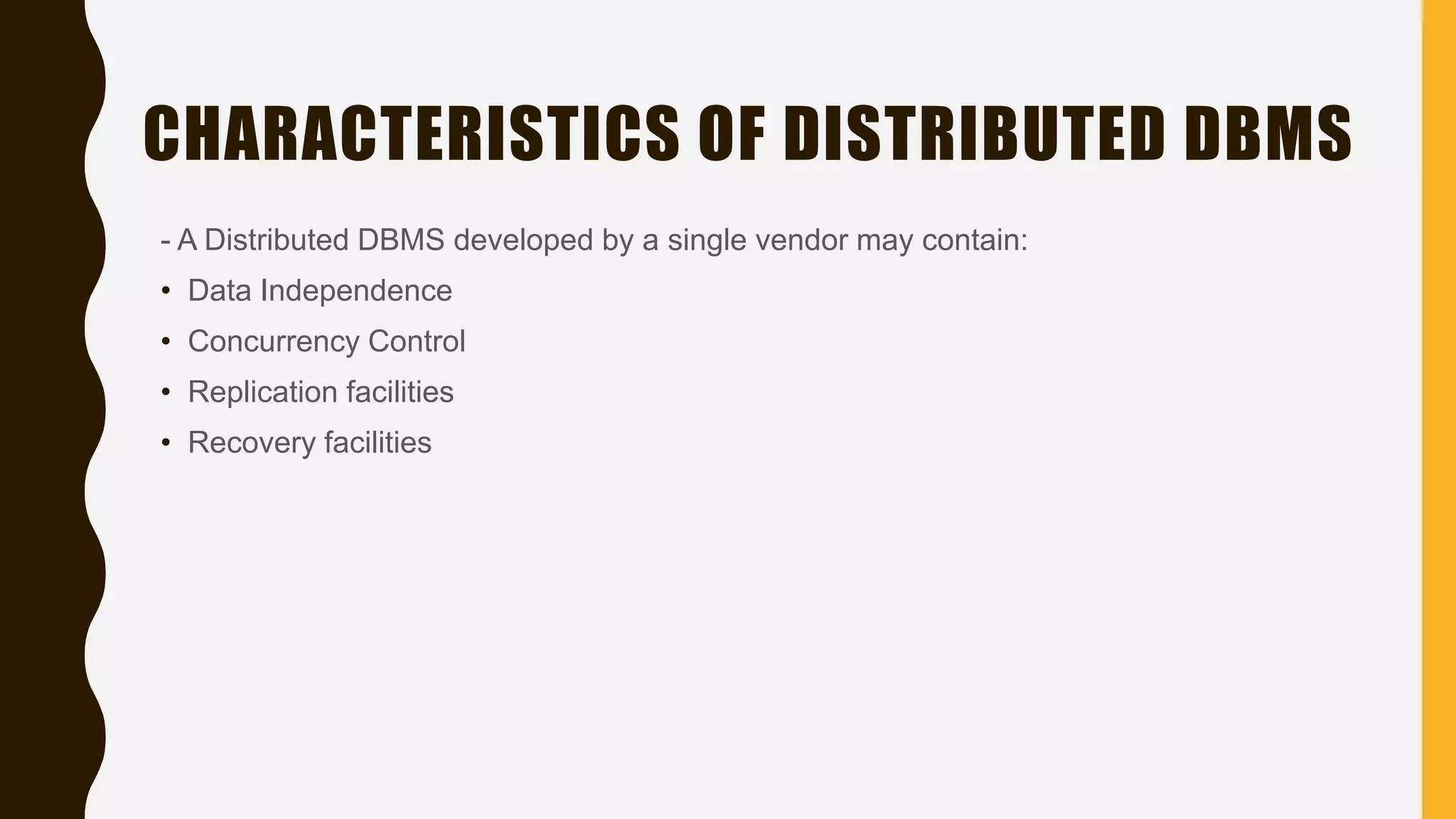 Distributed database management system | PPTX