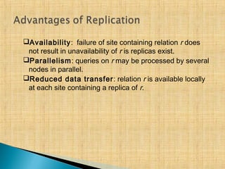 Distributed databases,types of database | PPT