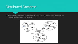 Distributed database system | PPT