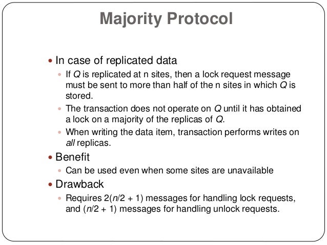 Distributed datababase Transaction and concurrency control