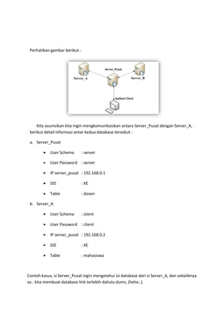 Distributed Database Using Oracle | DOC