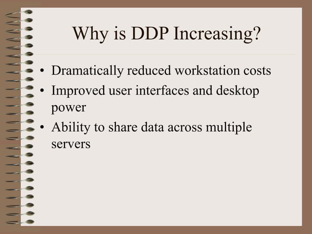 Distributed Data Processing Ppt Databases Computer Software And Applications