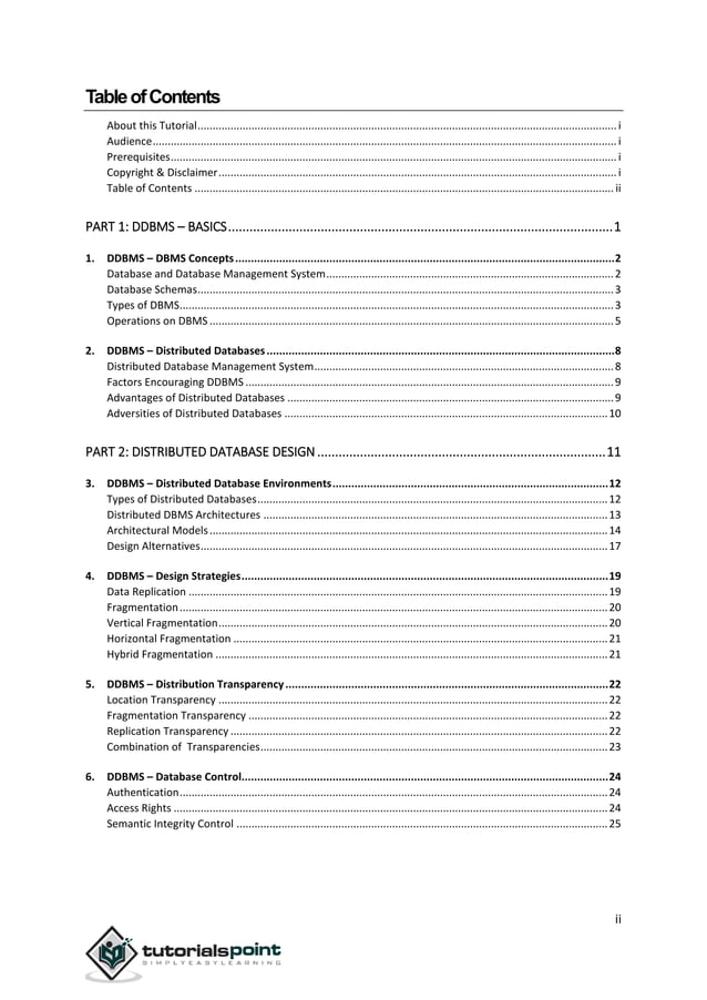 Distributed dbms tutorial | PDF