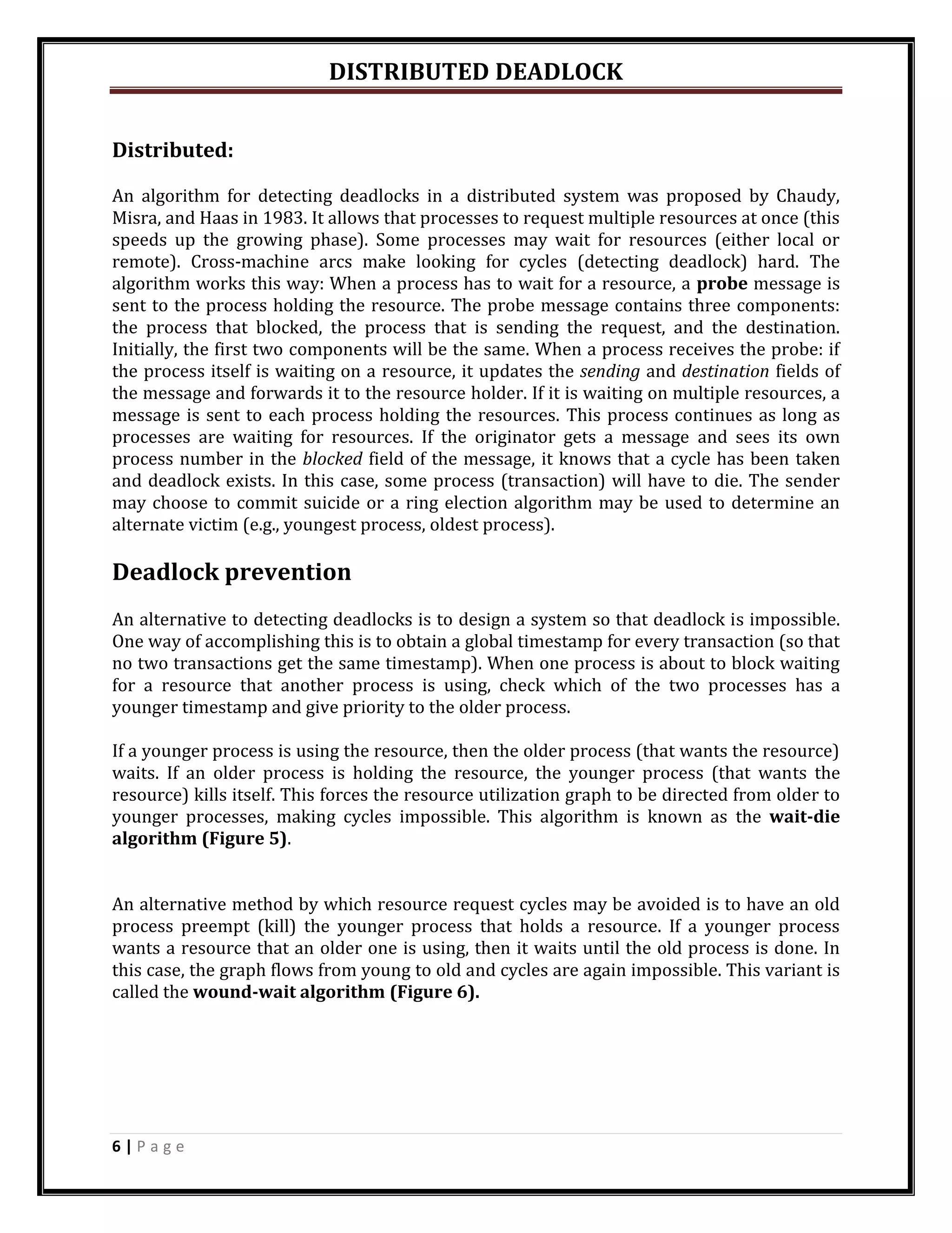 Distributed deadlock | PDF