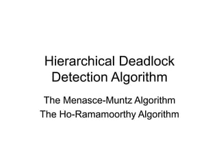 Distributed Deadlock Detection.ppt