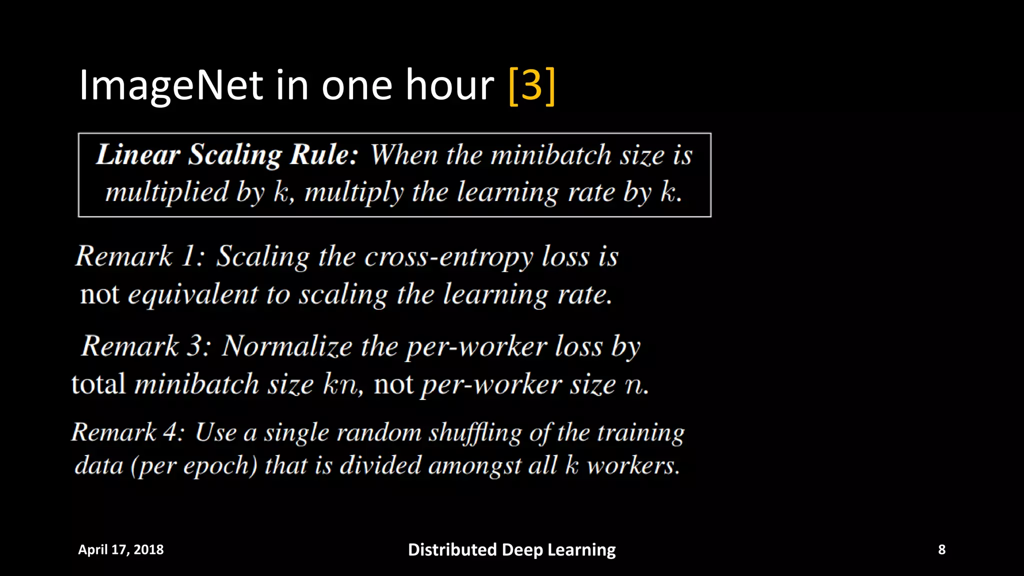 Distributed deep learning | PPT