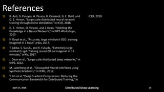 Distributed deep learning | PPT