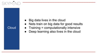 Skymind & Deeplearning4j: Deep Learning for the Enterprise | PPT