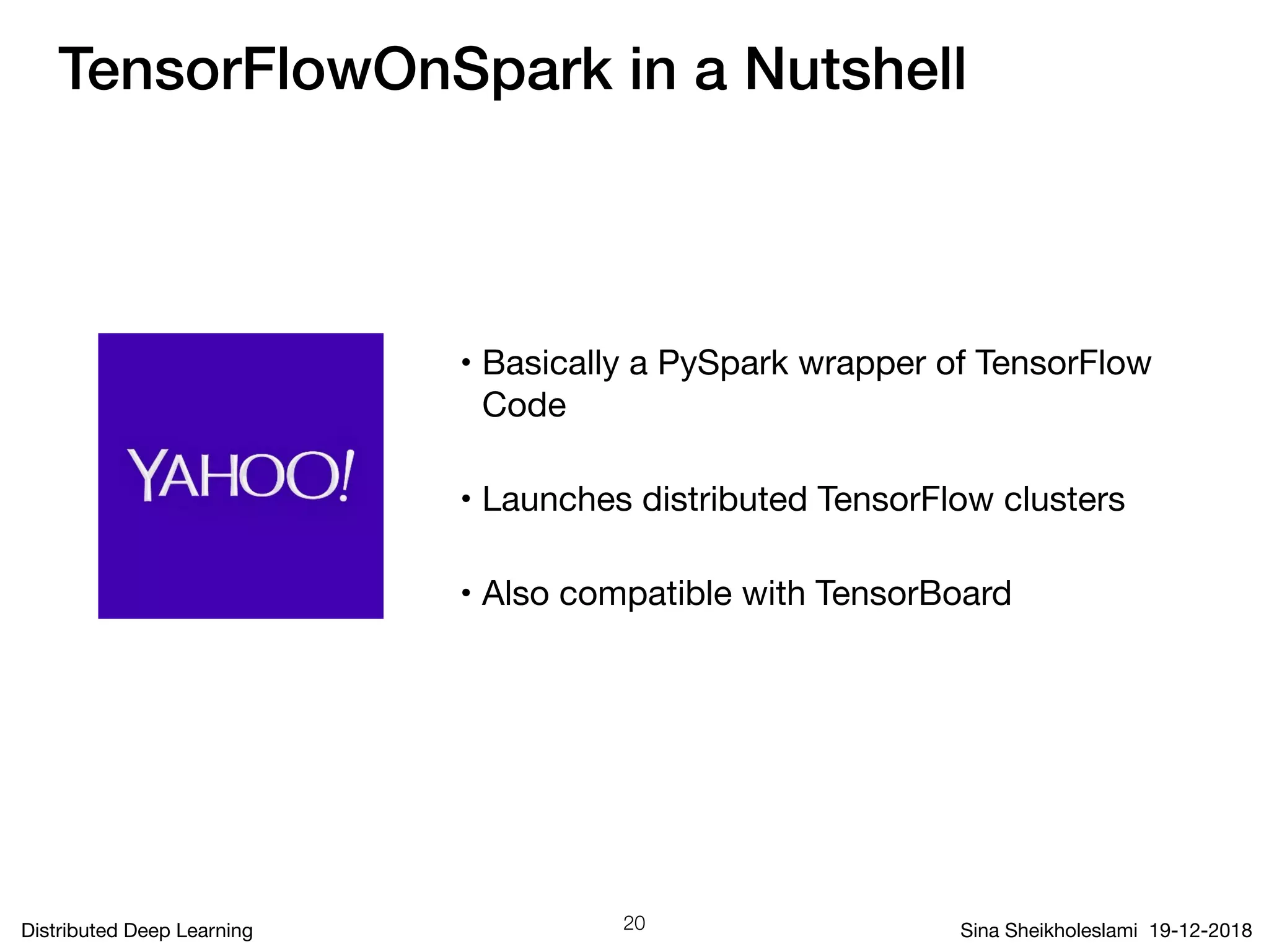 Distributed Deep Learning (And How to Get Involved) | PDF