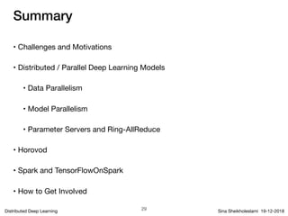 Distributed Deep Learning (And How to Get Involved) | PDF