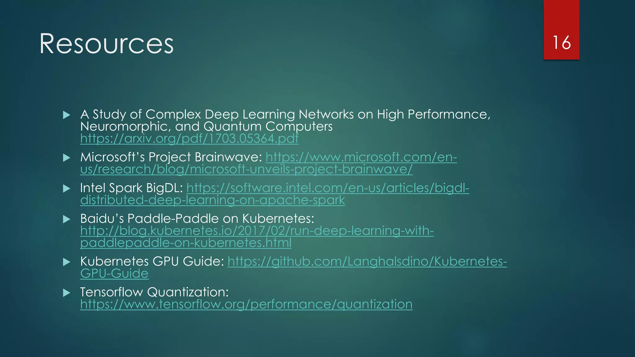 Distributed deep learning optimizations | PPT Distributed deep learning optimizations | PPT